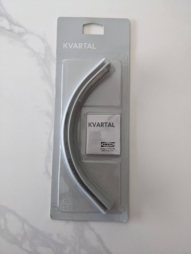 IKEA KVARTAL SINGLE CORNER RAIL TRACK PANEL SYSTEM CURTAIN DIVIDER 700. ...