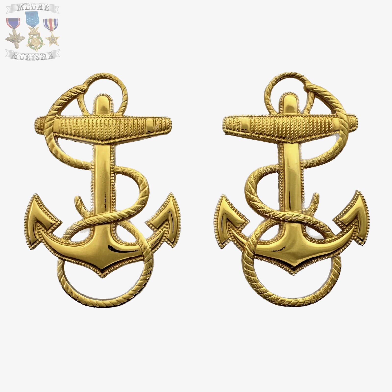 1/20 10K GOLD WWII NAVY AVIATION CADET INSIGNIA SET LEAVENS MFG. CO ...