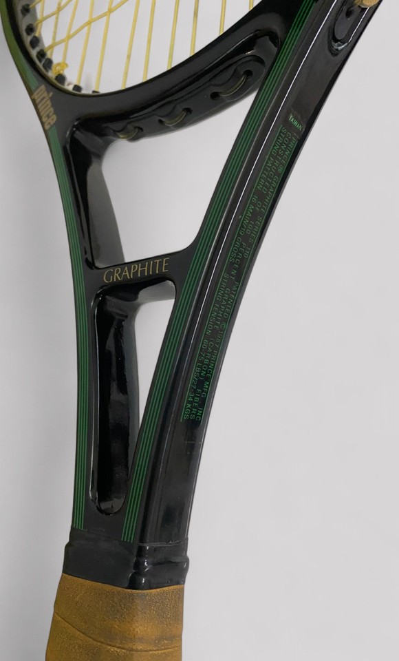 VTG Prince Graphite 110 Oversize 4 Stripes 4 1/2" Grip Tennis Racquet ...