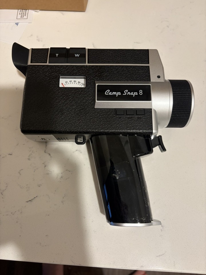 Camp Snap CS8 Digital Super8 Video Camera - Screen-Free - Retro Style ...