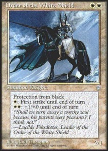 1 x Order of the White Shield - Ice Age - NM-Mint - MTG | eBay