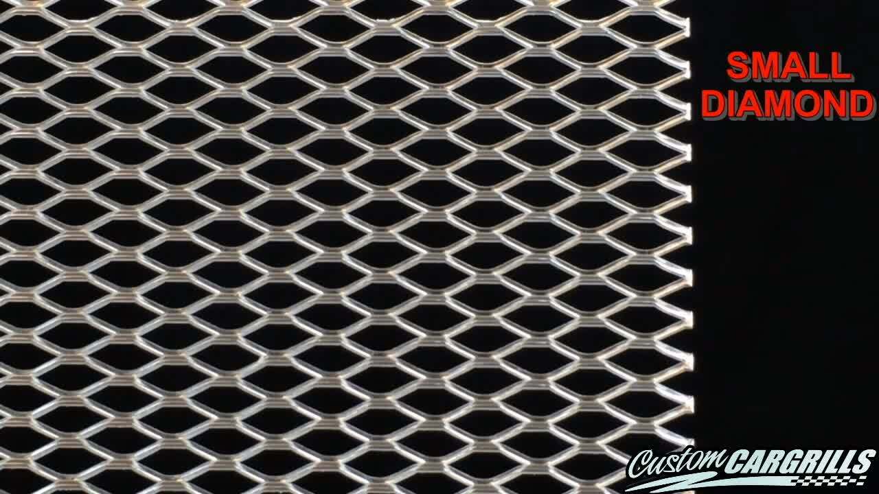 CCG UNIVERSAL 12" x 48" SMALL DIAMOND ALUMINUM GRILL GRILLE MESH SHEET ...