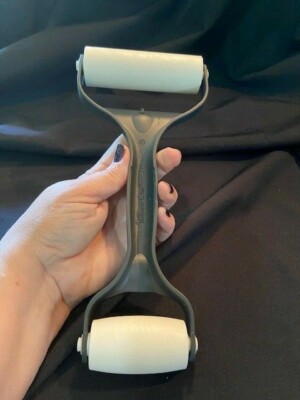 Pampered Chef Double Bakers Roller #1485 Rolling Pin Pastry Pie Pizza ...