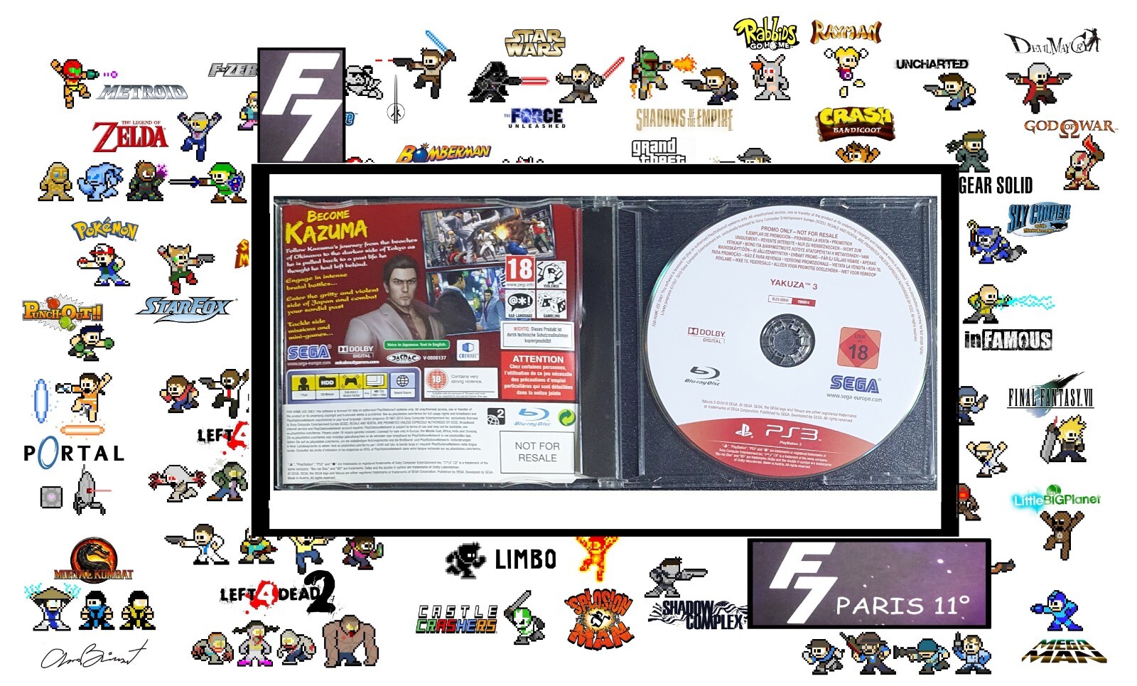 YAKUZA 3 SONY PS3 PROMO DISC TBE VERSION FRANÇAISE. | eBay