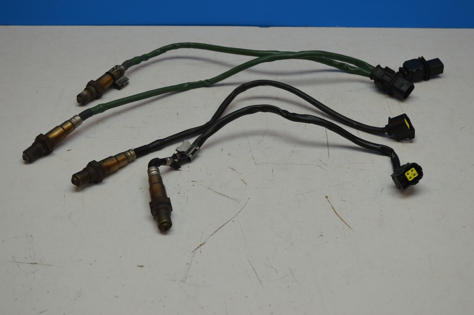 08-11 W204 MERCEDES C300 C350 UPPER AND LOWER OXYGEN 02 SENSORS SET OF ...