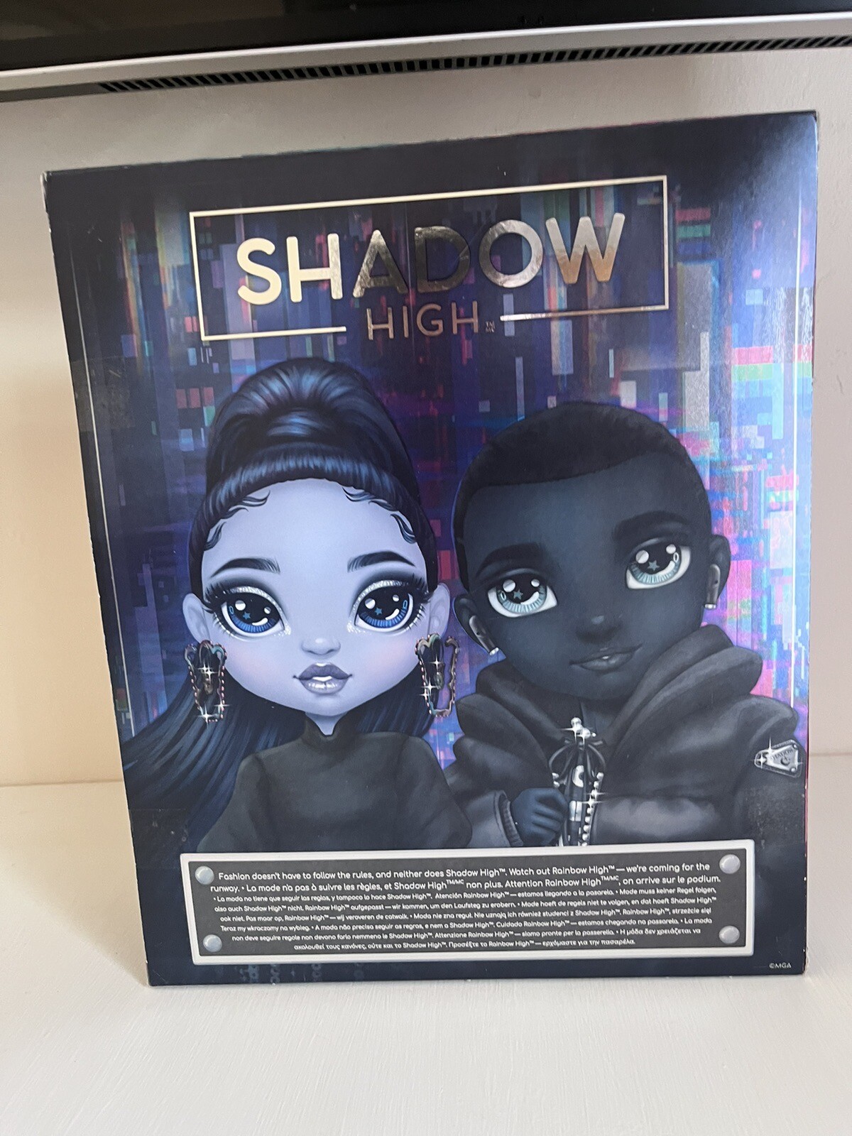 MGA Entertainment Rainbow High Shadow High Rexx Mcqueen Doll -Black ...