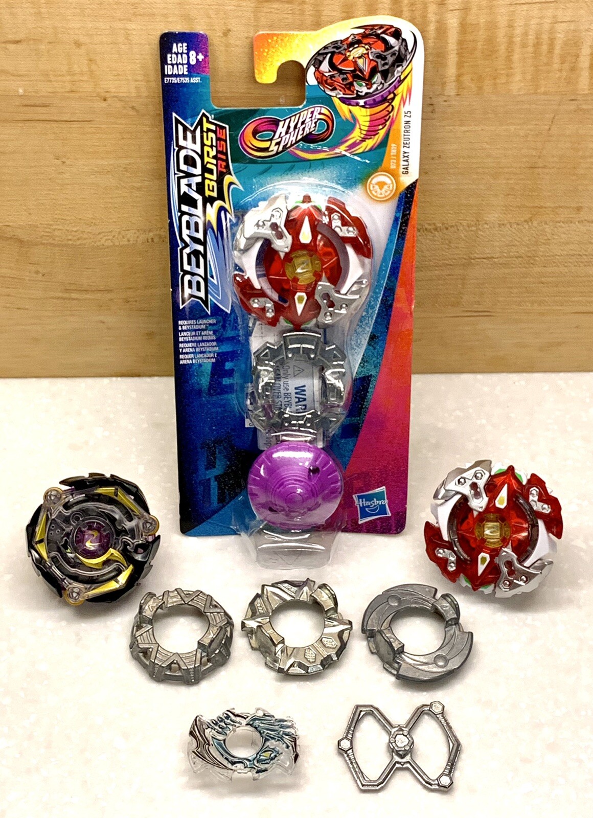 Hasbro Beyblade Burst Evolution SwitchStrike Kinetic Satomb S3 Rare Re ...