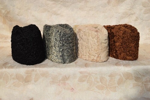 KARAKUL JINNAH PERSIAN LAMB broadtail KUFI FUR SHEEP HAT AFGHAN KARZAI ...