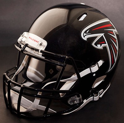 ***CUSTOM*** ATLANTA FALCONS NFL Riddell Full Size SPEED Football ...