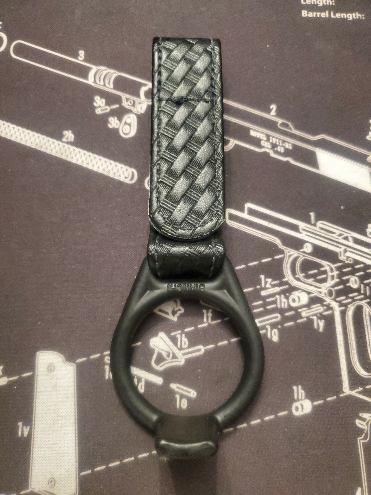 Bianchi 22087 Black Basketweave Light AccuMold Elite 7904 Baton Ring ...