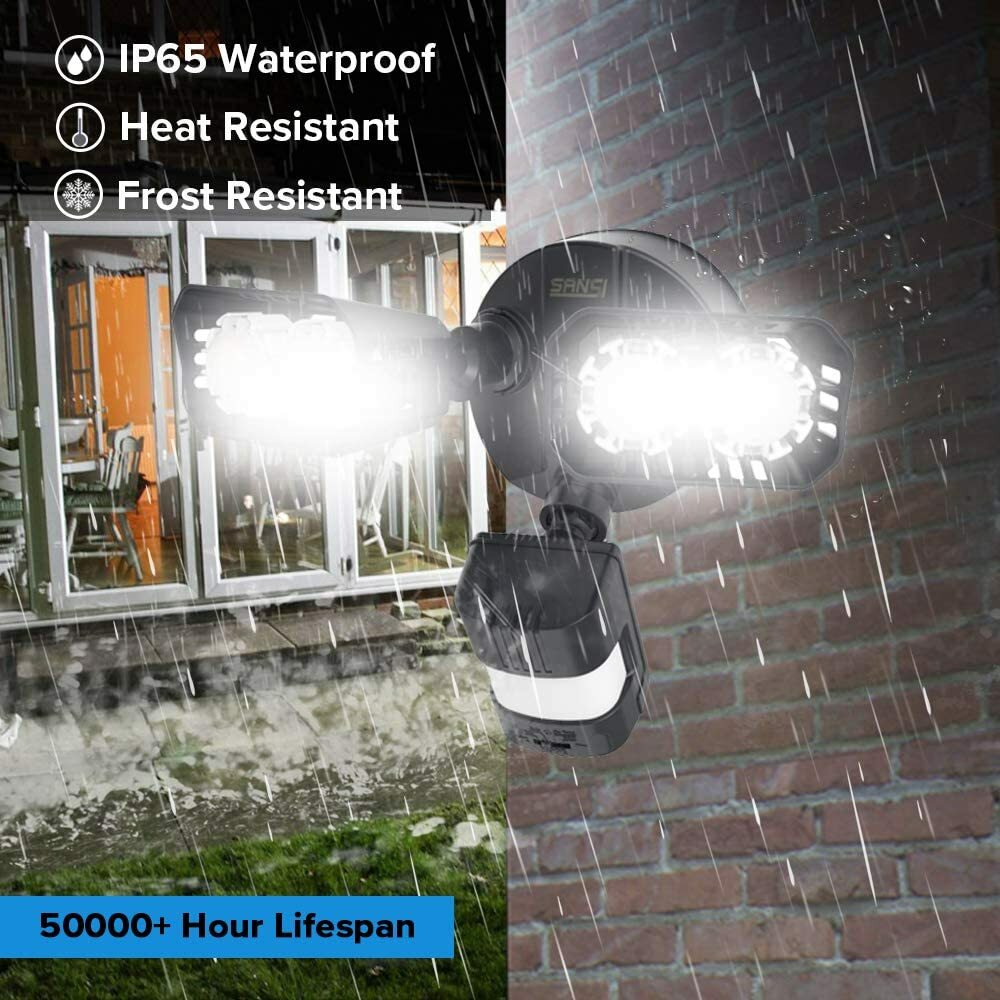 SANSI LED Security Lights Photocell Motion Sensor Outdoor Floodlight ...