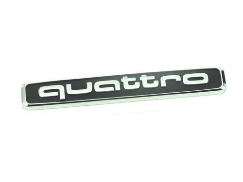 Genuine New AUDI QUATTRO BOOT BADGE Rear Black Emblem For A7 2015+ | eBay