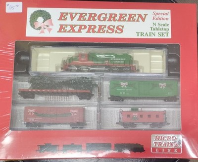 Microtrains #1506. Evergreen Express Christmas Train Set N Scale | eBay
