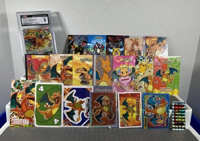 Pokémon Lot of Cards and Stickers All Charizard #6 Charizard Only Lot ...