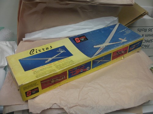 STERLING MODELS R/C MODEL AIRPLANE KIT CIRRUS GLIDER 87 INCH WINGSPAN ...