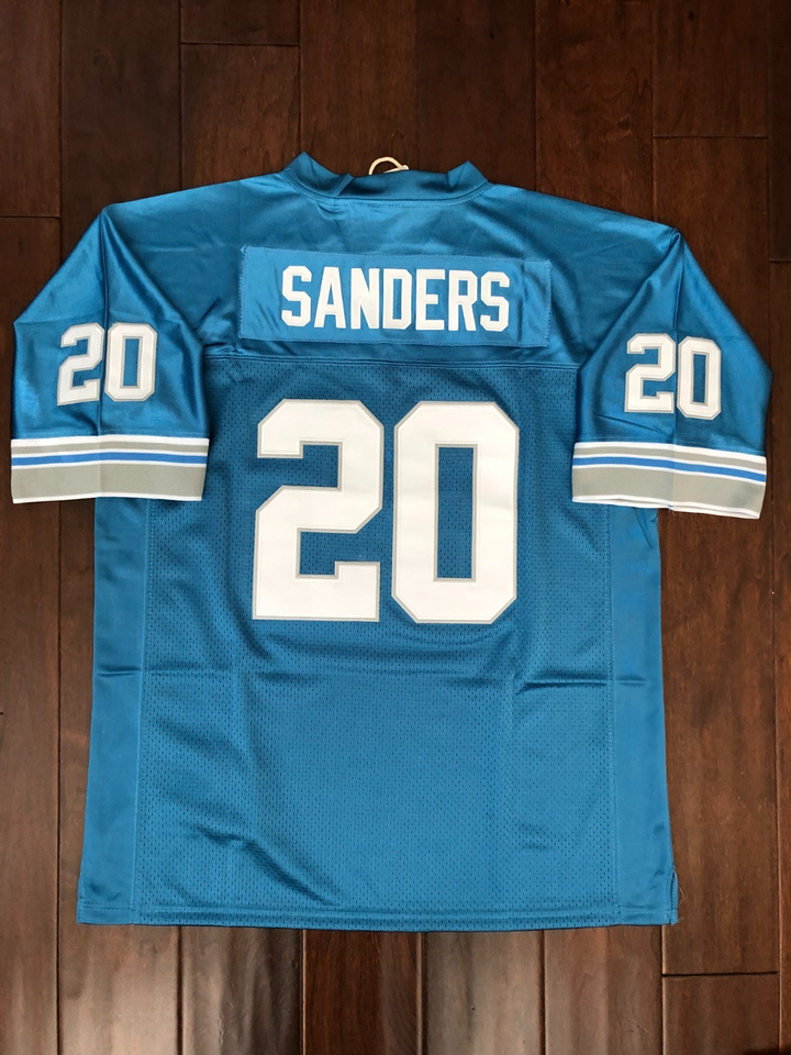 Vintage Barry Sanders jersey Detroit Lions Men’s Size XXL 2XL blue ...