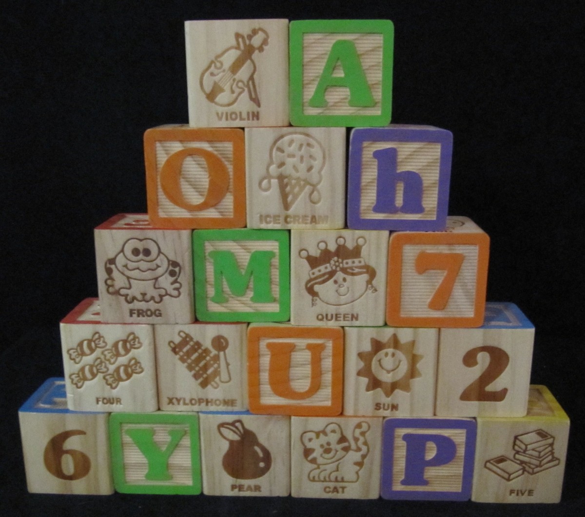 Alphabet Wooden Block Set