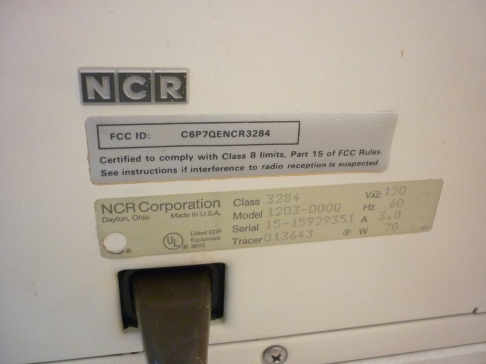VINTAGE COMPUTER NCR MODEL 1203 | eBay