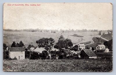 J87/ Summitville Ohio Postcard c1910 Birdseye Homes Barns Lisbon 562 | eBay