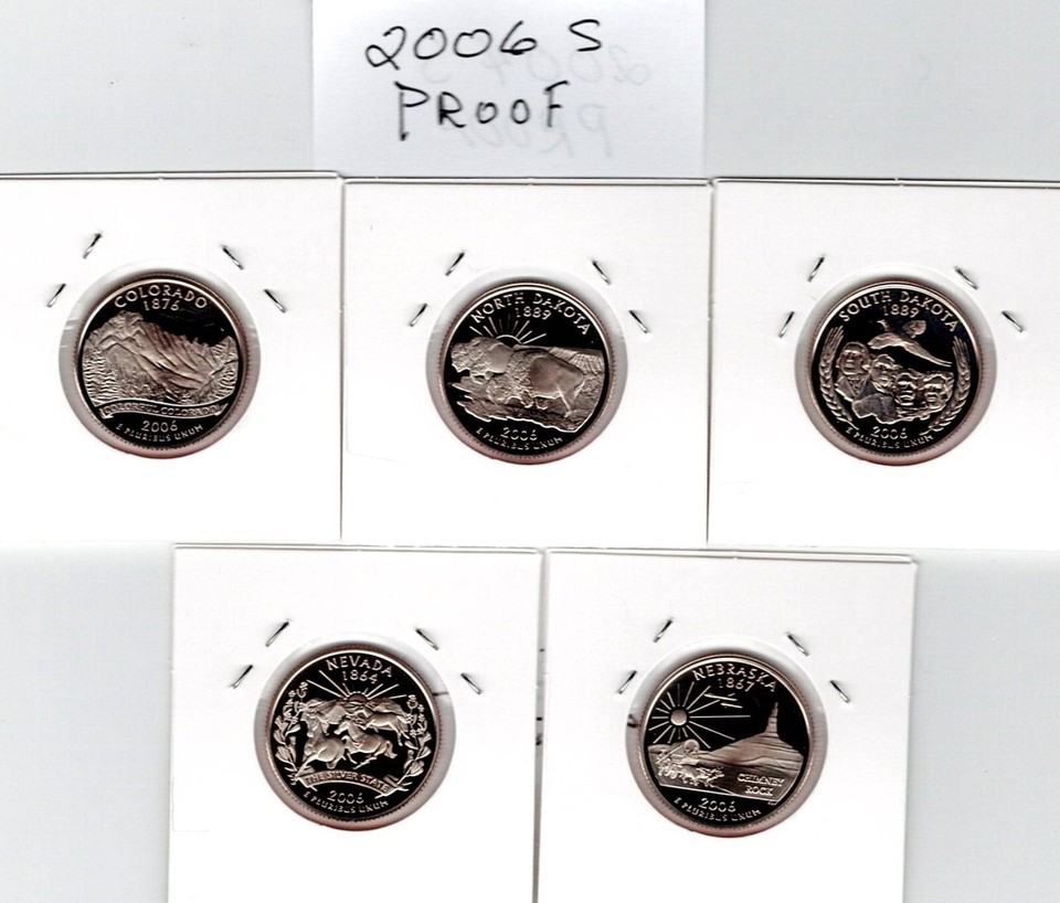 2006 S Proof State Quarters | eBay