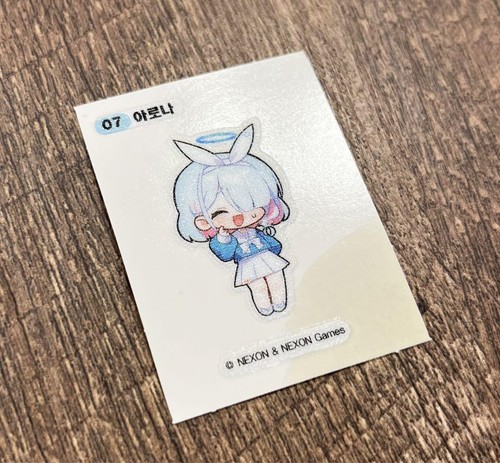 Blue Archive Korea Official Collaboration Gs25 Sweets Bread Sticker 07 ...