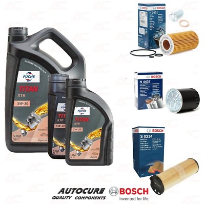 FOR MERCEDES C-CLASS C200 2.1 CDI (MK3) BOSCH SERVICE KIT + 7L OIL ...