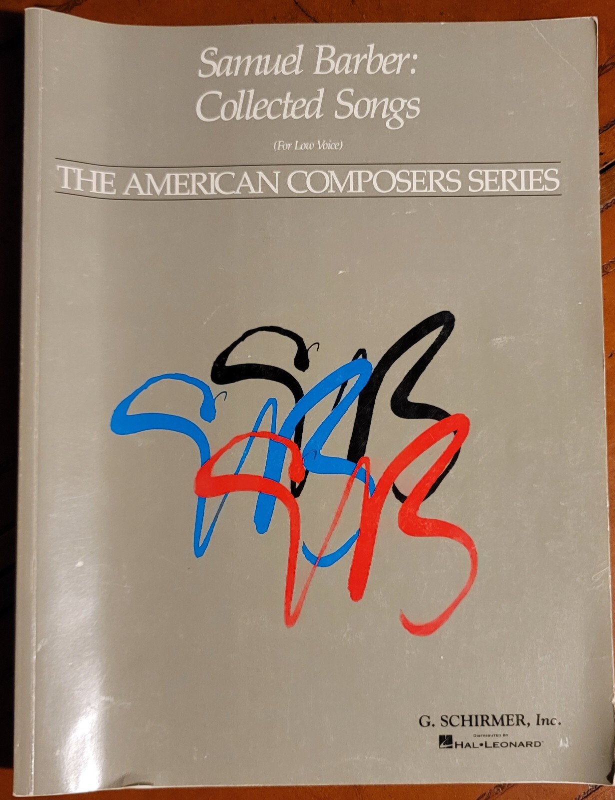 NEW Samuel Barber American Composer collected songs-low voice- Hal ...