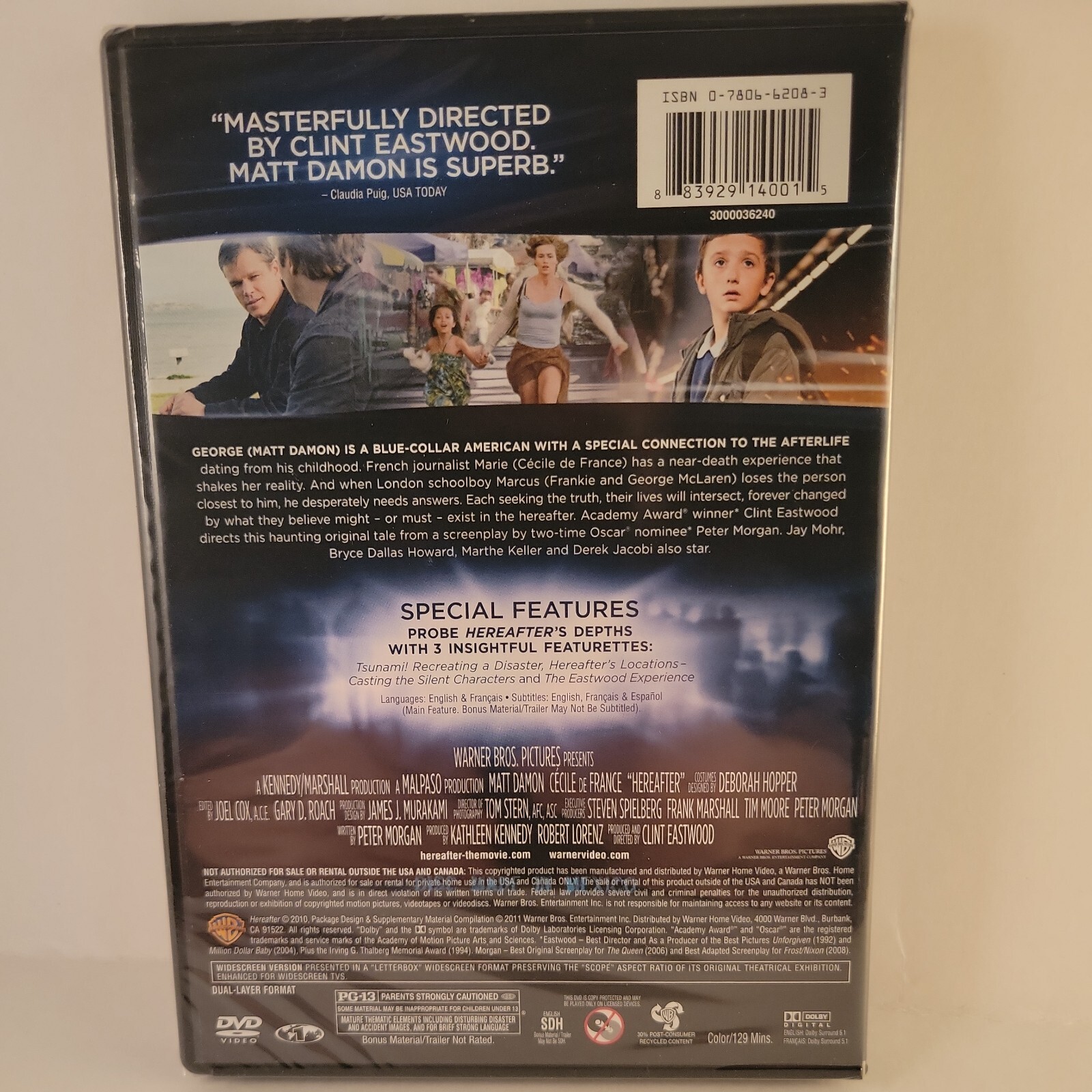 Hereafter DVD: Matt Damon and Cecile de France. Drama | eBay