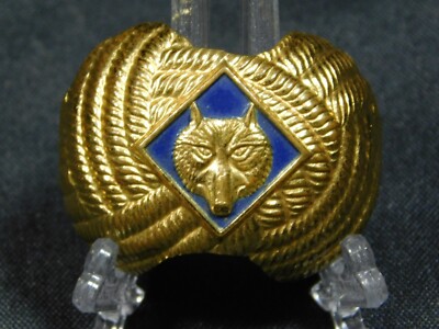 Boys Scout of America - Wolf Neckerchief Slide, Wolf Patch (24-08-002 ...