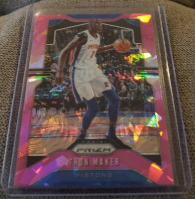 2019-20 Panini Prizm Basketball Thon Maker Pink Ice Prizm Detroit ...