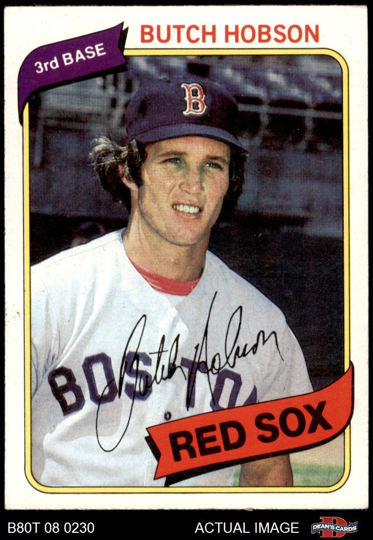 1980 Topps #420 Butch Hobson Red Sox 5.5 - EX+ B80T 08 0230 | eBay