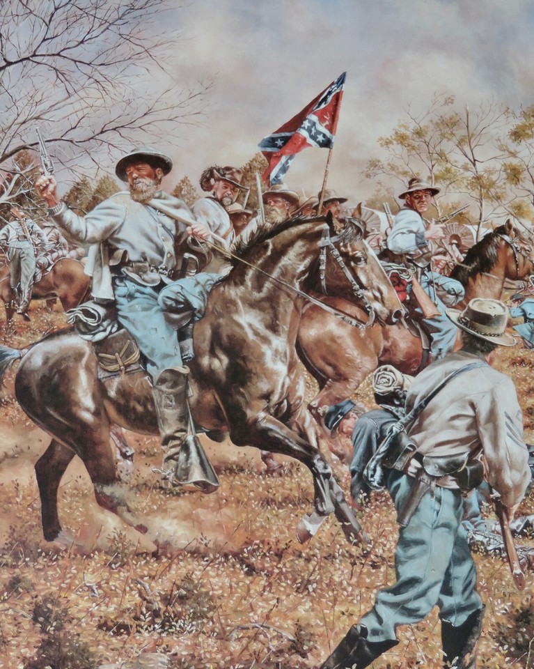 Rick Reeves - Army Of Tennessee Cavalry - Civil War Print - Mint Print ...