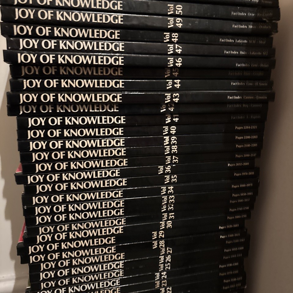 Joy of Knowledge -Encyclopaedia Reference Books- Complete Collection ...