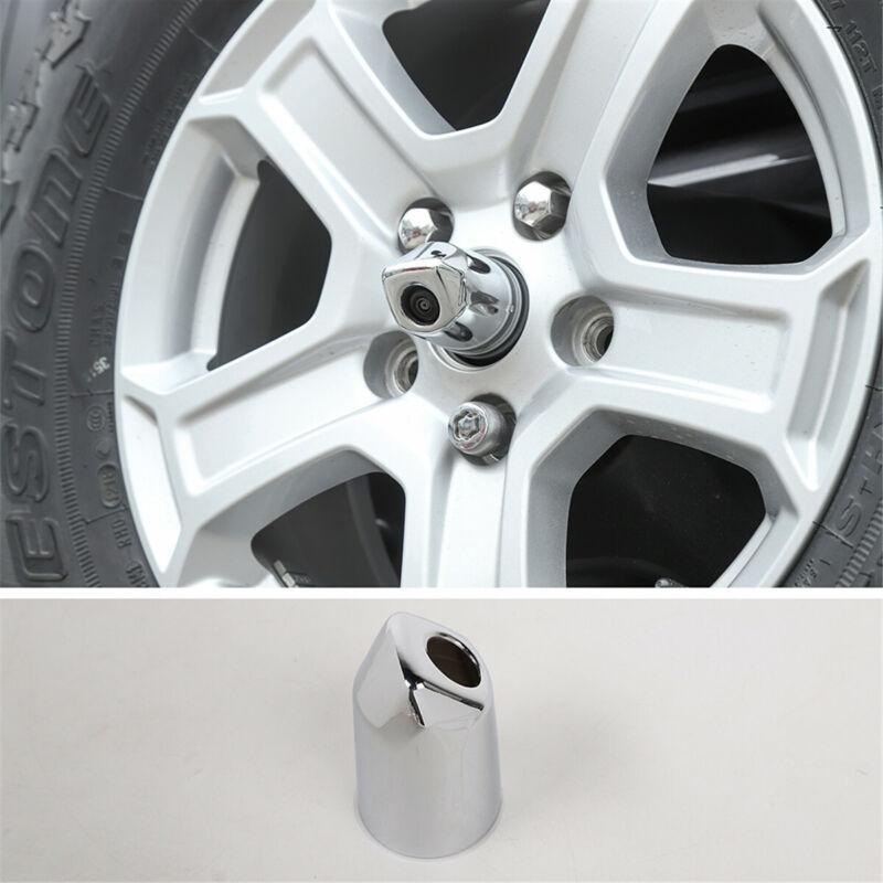 Chrome ABS Spare Tire Rear Camera Cover For Jeep Wrangler JL 2018-21 ...