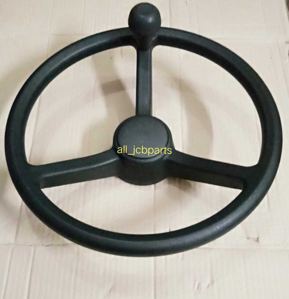 Genuine Jcb Steering Wheel With Knob (Part No. 125/34900 125/35000 333 ...