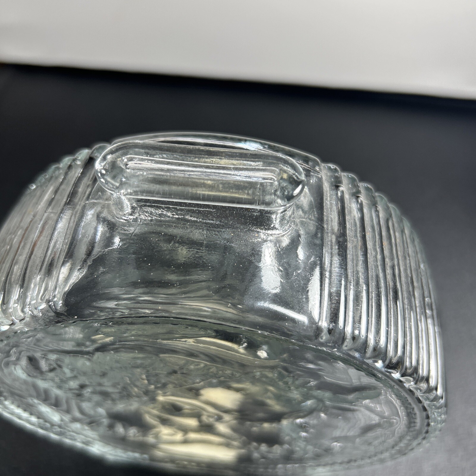 Anchor Hocking American Indian Head / Buffalo Nickel Clear Glass Coin ...