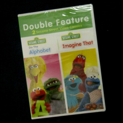DVD Sesame Street DOUBLE FEATURE Do the Alphabet & Imagine That (68 ...