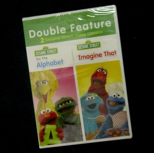 DVD Sesame Street DOUBLE FEATURE Do the Alphabet & Imagine That (68 ...