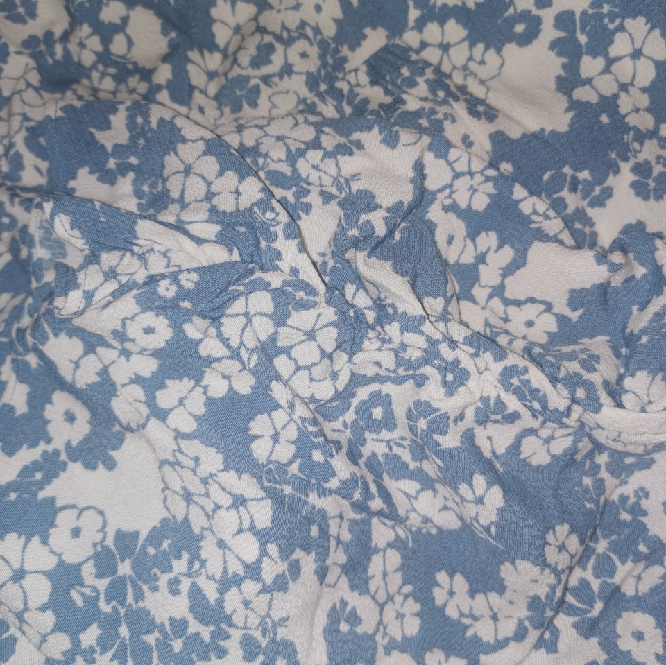 M And S Size 18 Blue Pattern Dress | eBay UK