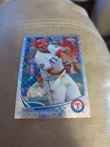 2013 Topps Chrome Xfractor #193 Nelson Cruz Texas Rangers | eBay