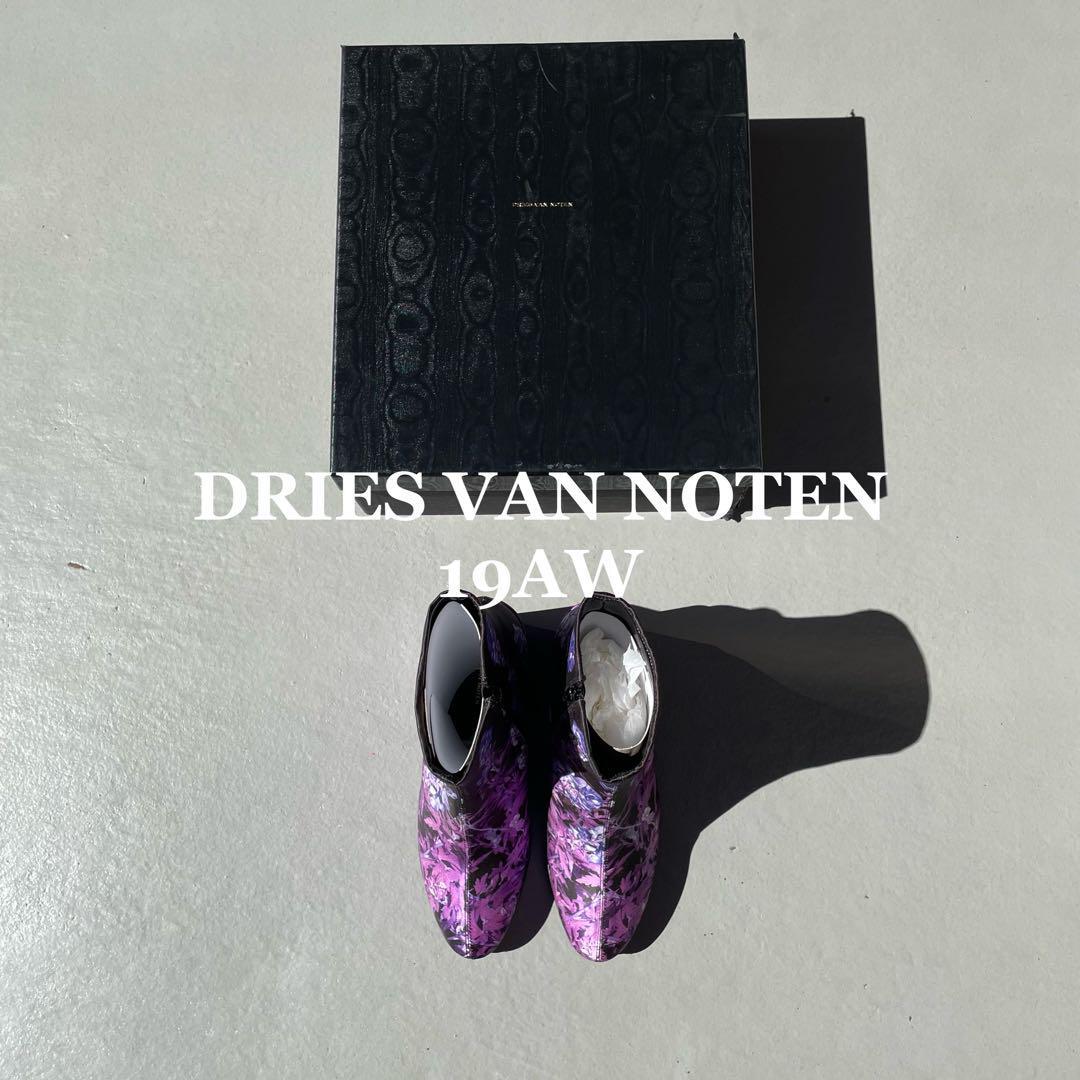 Dries Van Noten Women 6.0US 19Aw Floral Pattern Boots Chic Dries Van Noten Women 6.0US 19Aw Floral Pattern Boots Chic