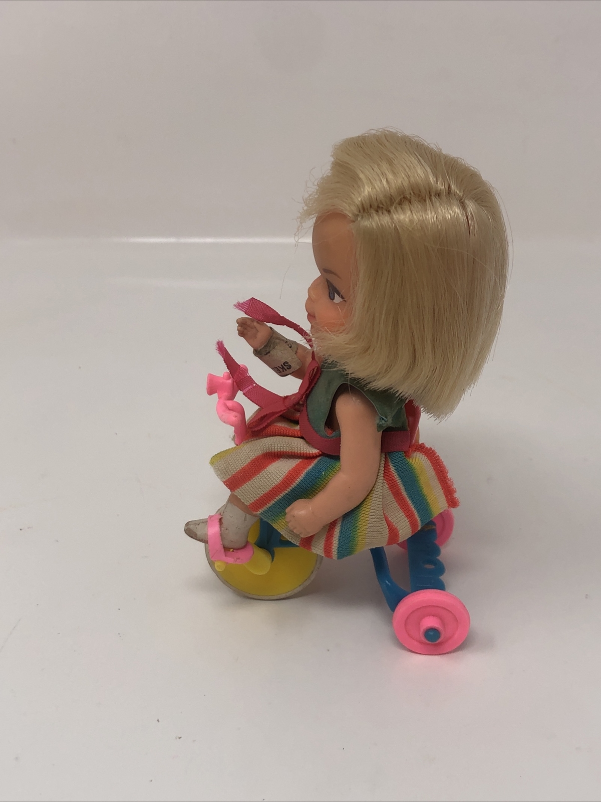 1967 Mattel Doll Skittle Kiddle with Trike Works! Extremely rare! Look ...
