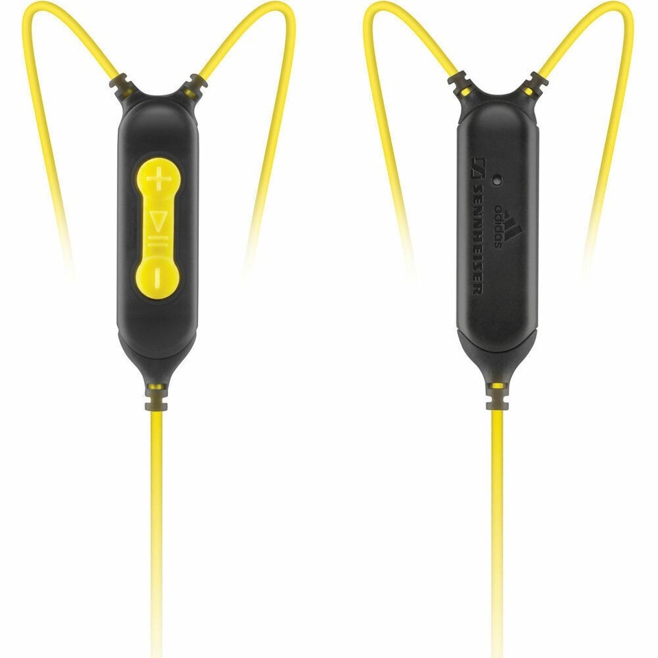 Sennheiser Adidas MX680i Sports Earbud Headphones w/Mic - Black/Yellow ...