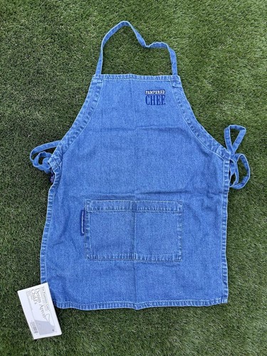 PAMPERED CHEF Vintage Denim Child’s Apron NEW WITH TAGS | eBay