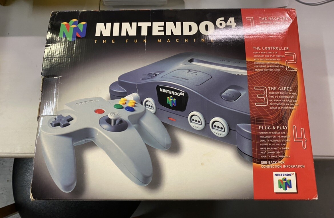 Nintendo 64 N64 Launch Edition Console New in Box! VERY RARE ...