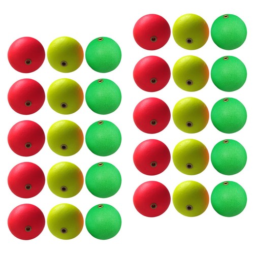 30 Pcs Float Ball Fishing Accessories Foam Floating Balls Weight | eBay