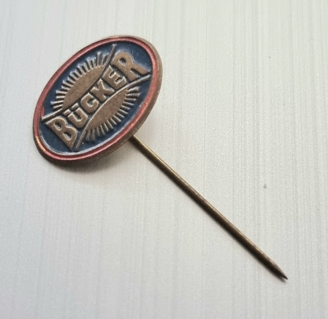 Bücker Lapel Pin Hollow Embossing Varnished Old + Original Dimensions ...