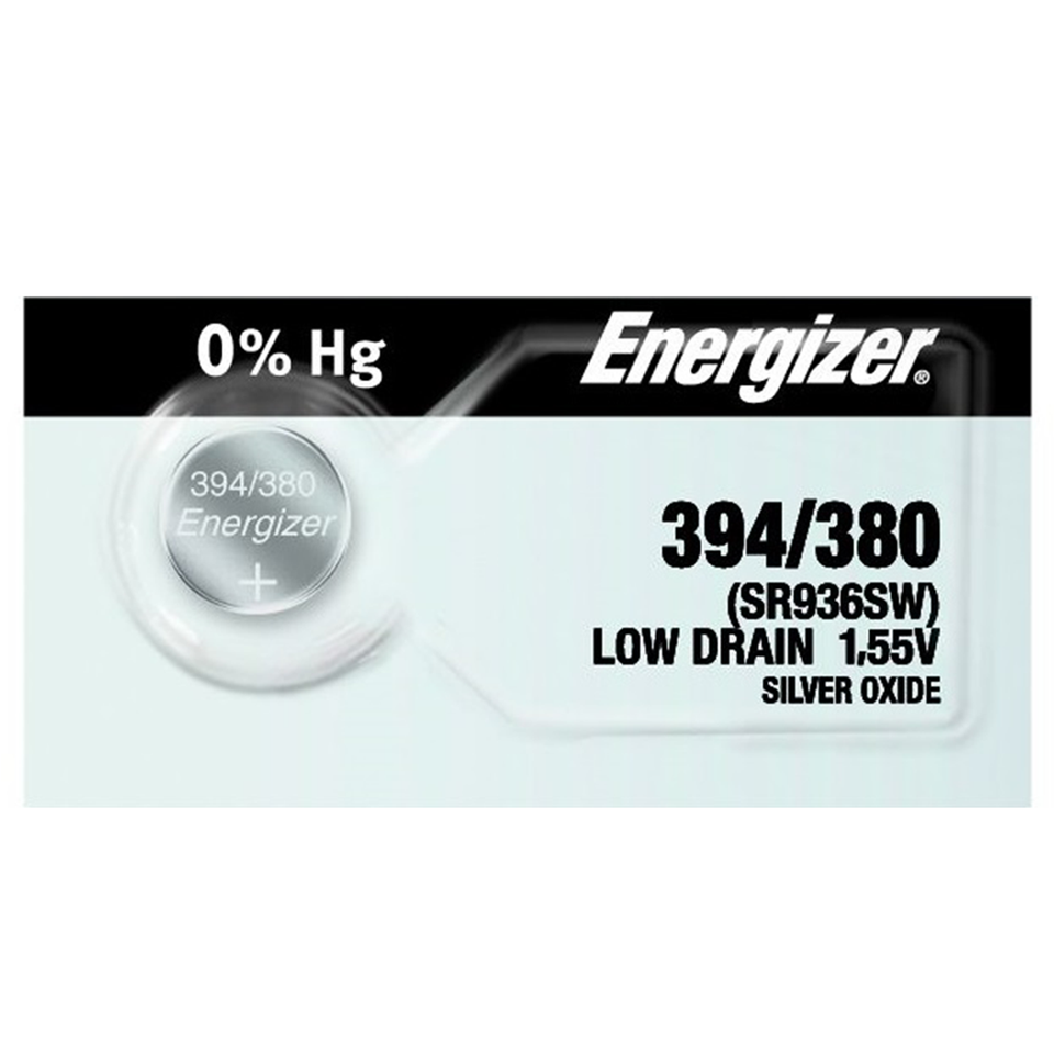 Energizer 394/380 SR936SW Silver Oxide Watch Batteries (2 Pack) | eBay