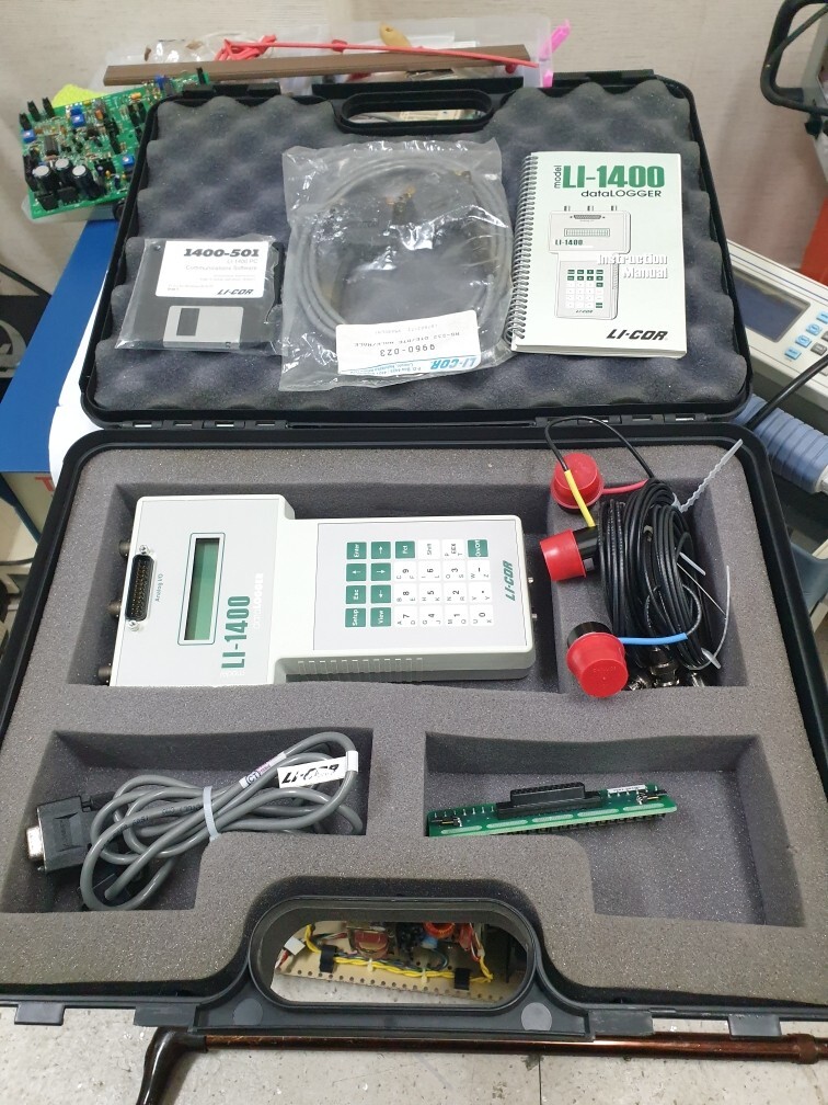 LI-COR LI-1400 Data Logger with 3 Sensors, Software Included | eBay