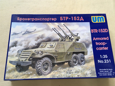 1:35 UM Unimodels 231 BTR-152D Armored Troop Carrier | eBay.de